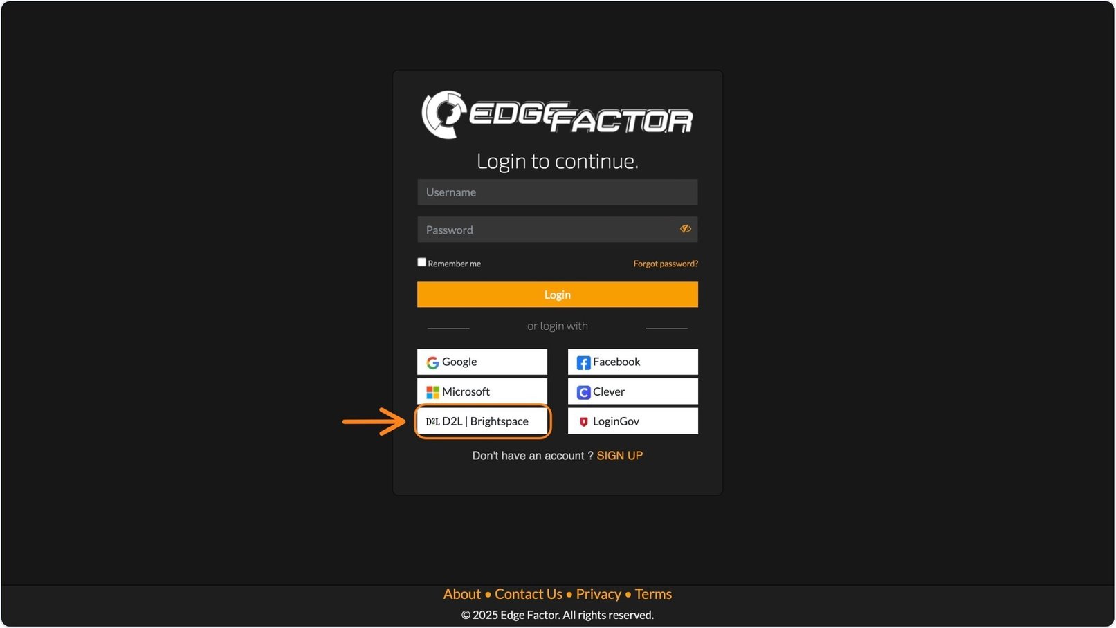 How to Log In Using D2L Brightspace